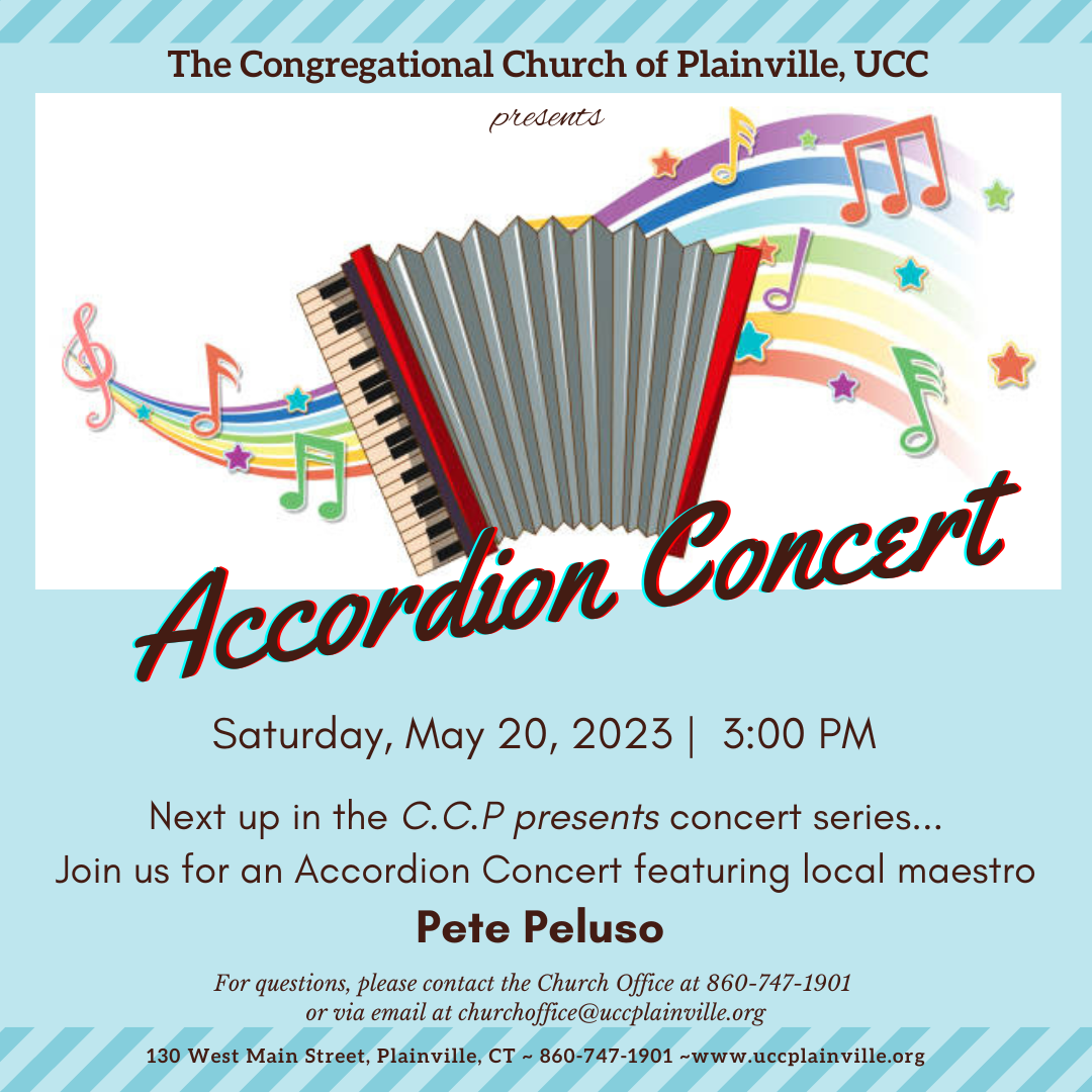Accordion Concert – Congregational Church of Plainville